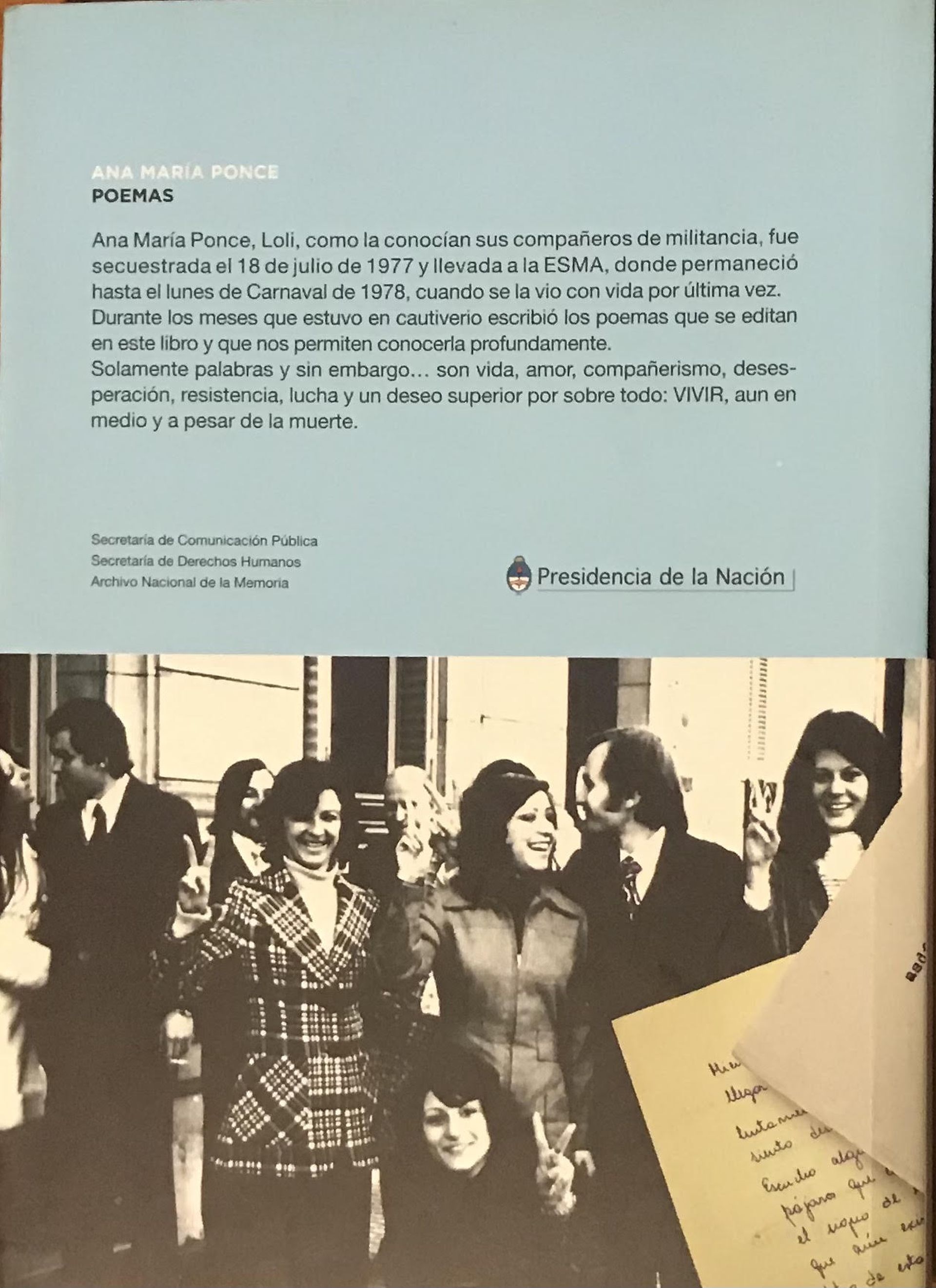 Ana María Ponce: los textos hallados de una de las poetas desaparecidas ...